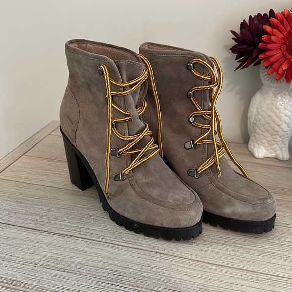 Seychelles | Shoes | Seychelles Heeled Laceup Boots | Poshmark